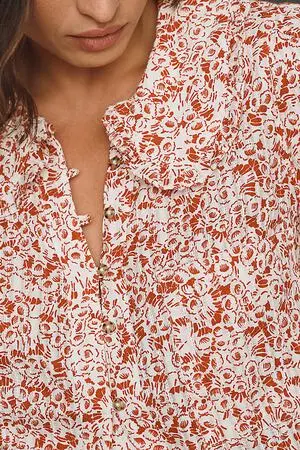 PILCRO Keira Blouse - Red