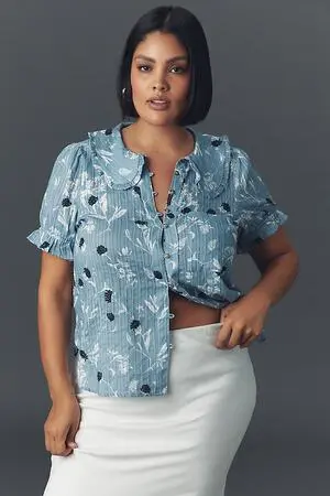 PILCRO Keira Blouse - Sky