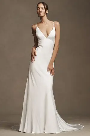 Jenny Yoo V Neck Evening Dresses