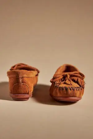 Minnetonka Kilty Moccasins - Brown