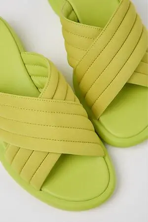 Camper Spiro Slide Sandals - Lime