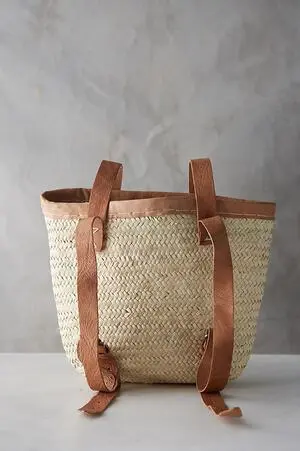 TERRAIN Leather Handle Market Backpack, Small