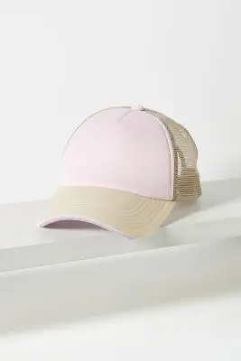 Cynthia Rowley Women’s Blue, Pink, and Yellow Truckers Hat.  NWT Cynthia Rowley Colorblock Trucker Cap | Anthropologie main image 3
