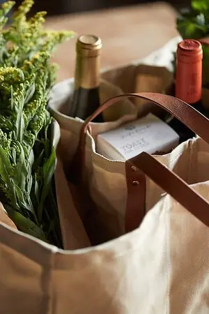 TERRAIN Canvas Market Tote, Large