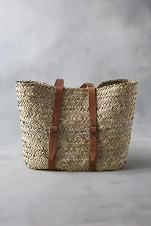 TERRAIN Leather Handle Market Backpack