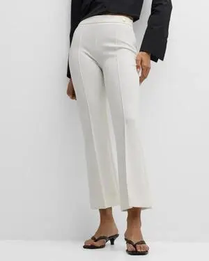 CALLAS MILANO Lola Cropped Jersey Pants White