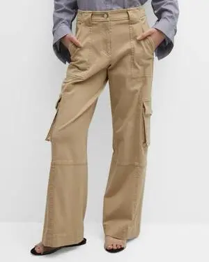 TWP Coop Cotton Twill Cargo Pants - Khaki