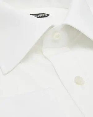 TOM FORD Apos;s French Cuff Slim Fit Dress Shirt - White Solid