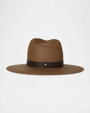 Janessa Leoné Zoe Packable Fedora - Brown