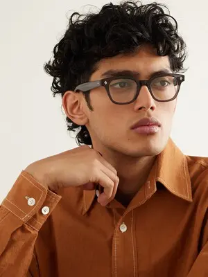 Garrett Leight Naples Square-frame Acetate Optical Glasses