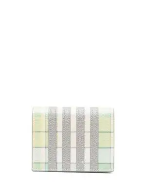 Thom Browne Check-print Bifold Wallet