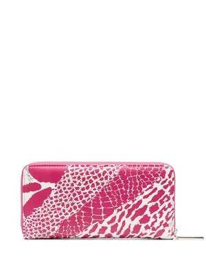 Just Cavalli Animal-print Continental Wallet