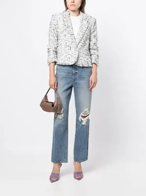 Cinq À Sept Petite Khloe Tweed Blazer