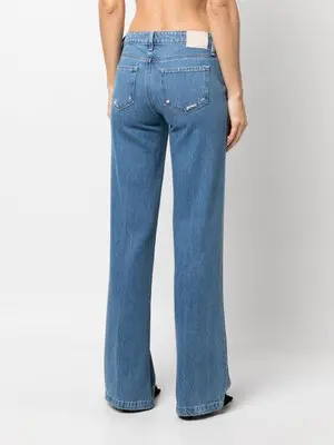 Paige Logo-patch Straight-leg Jeans