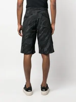 MAHARISHI Camouflage-print Wide Leg Shorts