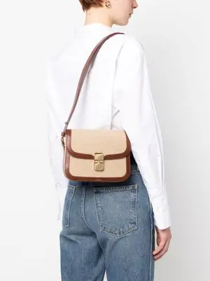 A.p.c. Grace Woven Shoulder Bag