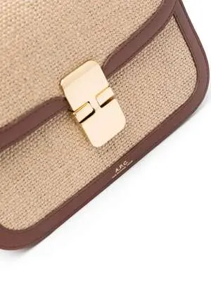 A.p.c. Grace Woven Shoulder Bag