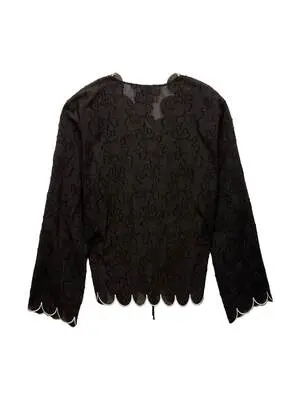 La DoubleJ Embroidered Crop Jacket