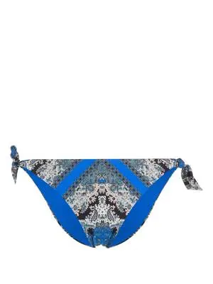TWINSET Paisley-print Bikini Bottom - Blue