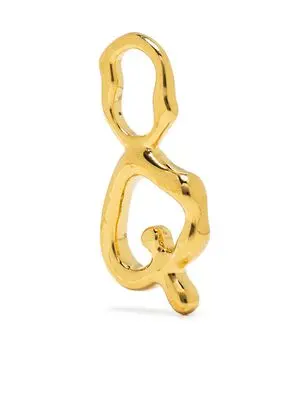 MARIA BLACK Fluent Letter Q Pendant - Gold