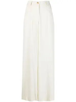 FORTE_FORTE High-waisted Wide-leg Trousers