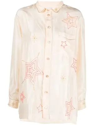FORTE_FORTE Star-print Shirt