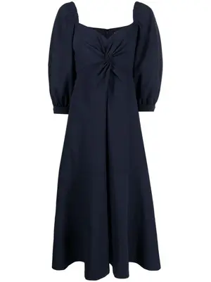 Cinq À Sept Kristina Bishop-sleeves Midi Dress