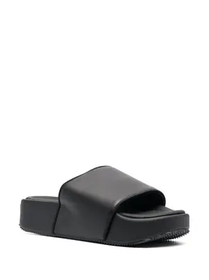 Y3 Leather Slides