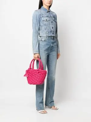 Alanui Small Leather Tote Bag