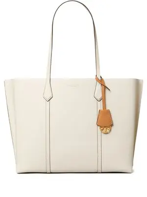 Tory Burch Tory Burch Perry Leather Tote White