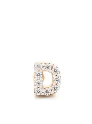 MISSOMA Pave Initial Single Stud Earring
