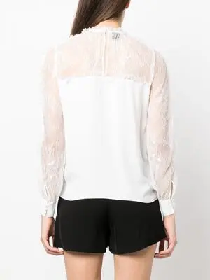 Pinko Chantilly Lace Blouse