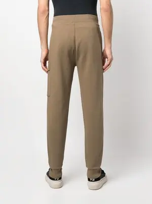 C.P. COMPANY Side Logo-patch Track Pants - Brown