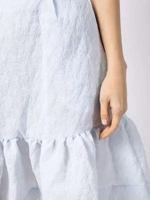 Simone Rocha Flared Hem Textured Skirt