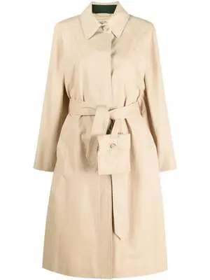 Woolrich X Daniëlle Cathari Flap-pouch Belted Trench Coat