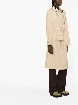 Woolrich X Daniëlle Cathari Flap-pouch Belted Trench Coat