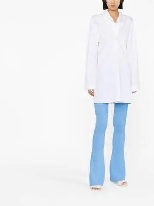 Off-White Long-sleeve Button-fastening Shirt