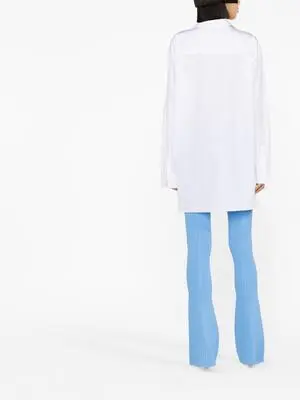 Off-White Long-sleeve Button-fastening Shirt