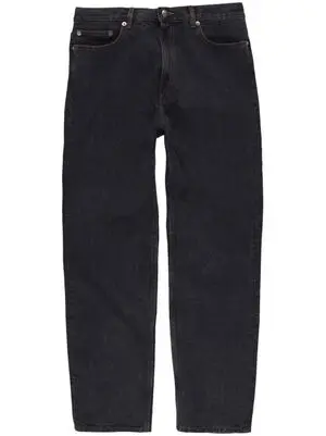 A.p.c. Contrast-stitch Straight-leg Jeans