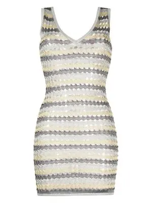Solid & Striped Tricot-knit Mini Dress