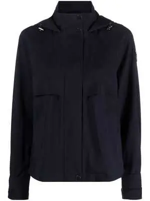 Woolrich Hooded Wool Short Parka