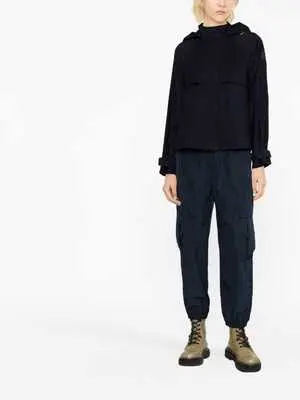 Woolrich Hooded Wool Short Parka