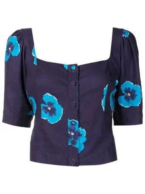 Isolda Floral-print Blouse