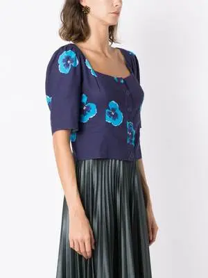 Isolda Floral-print Blouse