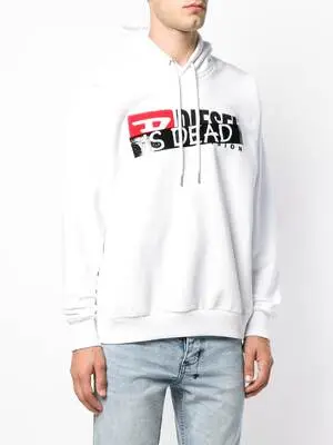 DIESEL® Is Dead' Print Hoodie
