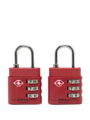 FPM MILANO Combination Padlocks Pack Of Two