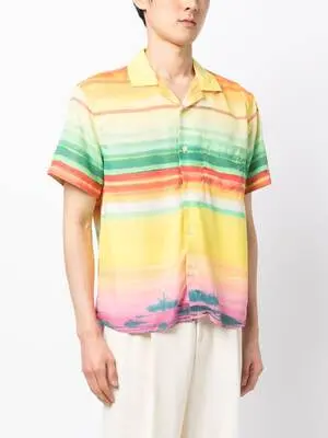 CORRIDOR Todos Santos Striped Shirt