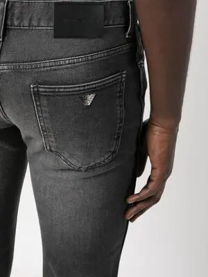 Emporio Armani Logo-patch Skinny Jeans