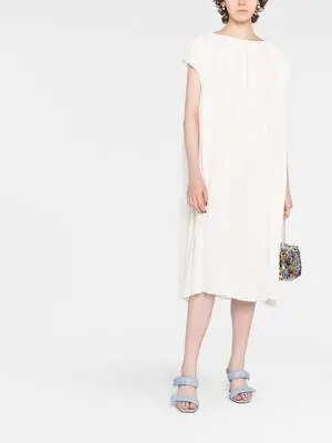 GIANLUCA CAPANNOLO Pleated Midi Dress