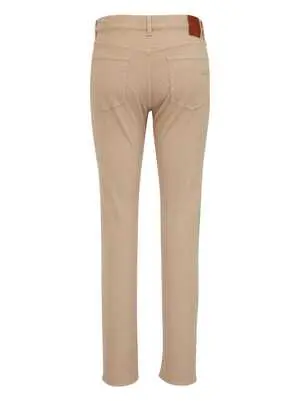 Zegna Slim-cut Trousers - Neutrals